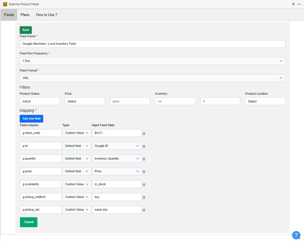 Local Inventory Feed for Shopify- eCommerce Today Agency